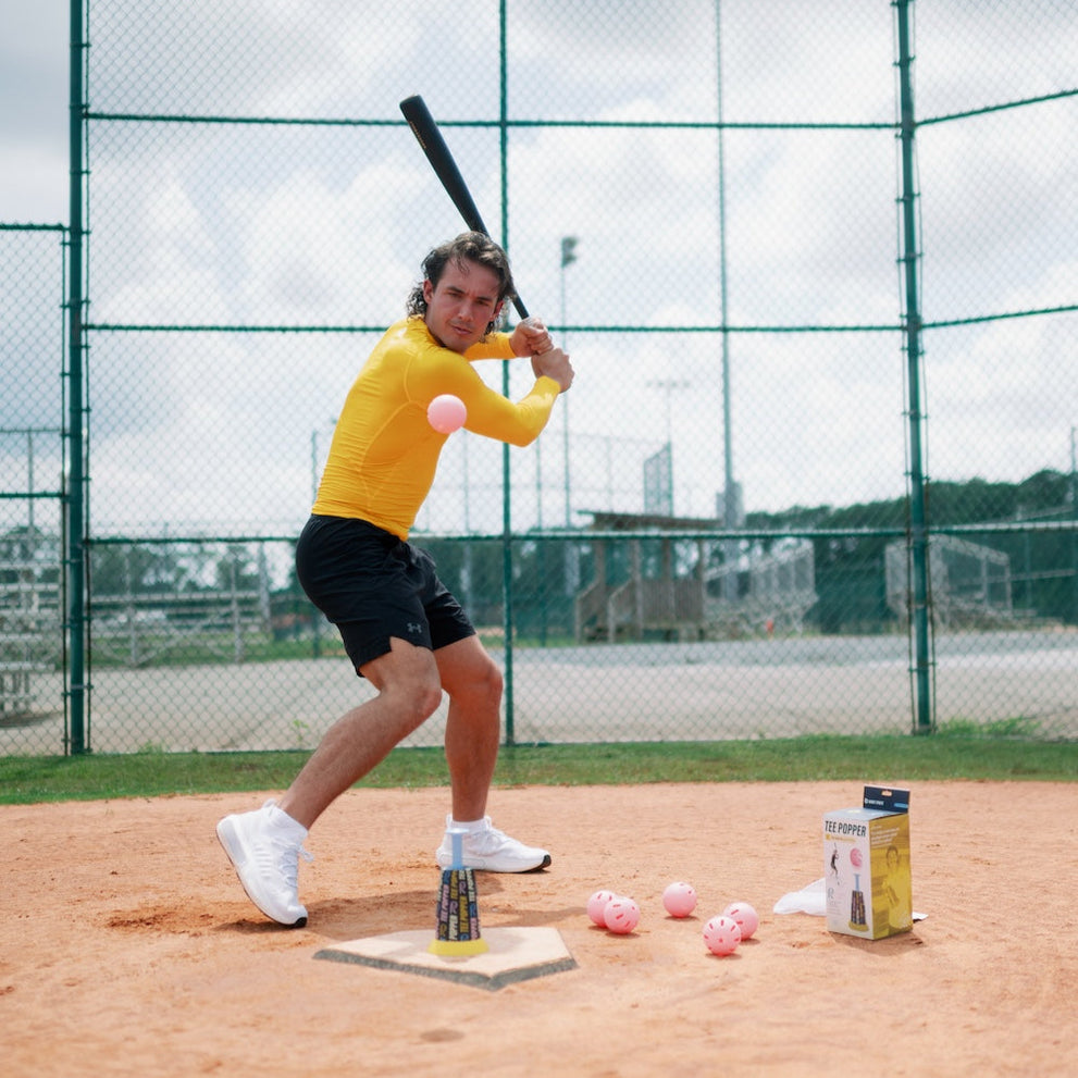 RAC Tee Popper | Pop Up Batting Tee | Plate Crate | Plate Crate