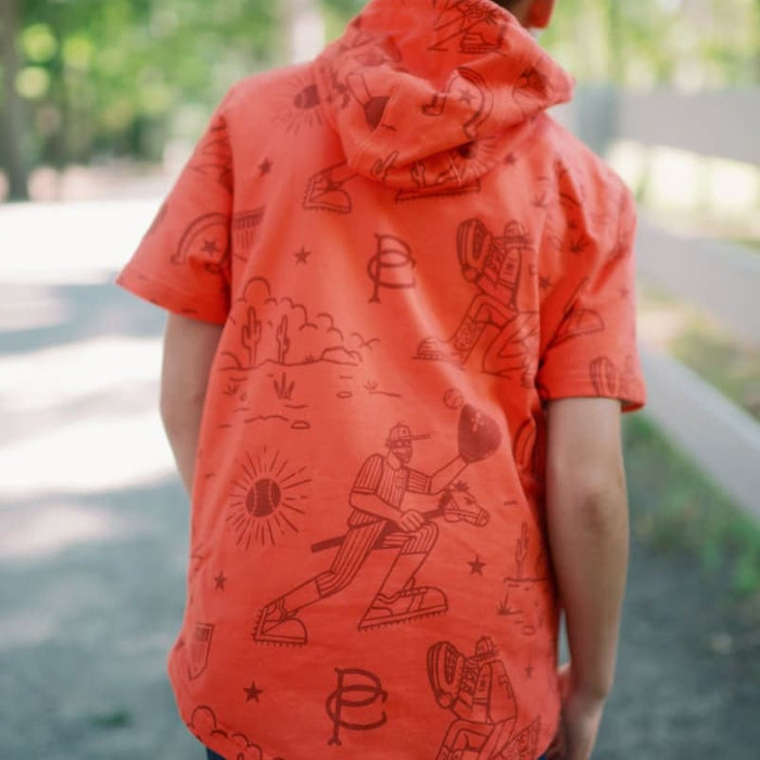 Baseball Shoodies | Short Sleeve Hoodies | Plate Crate | Plate Crate