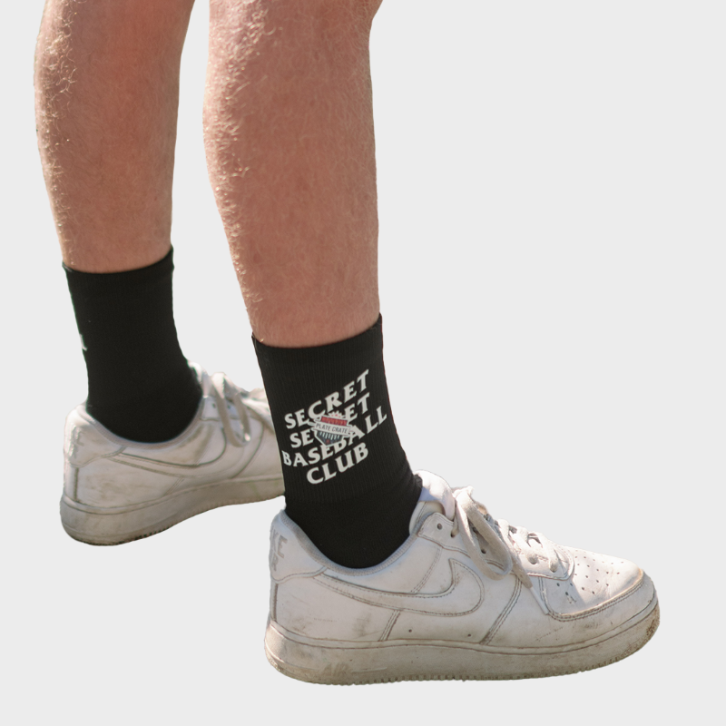 Secret Secret Baseball Club Socks | Plate Crate